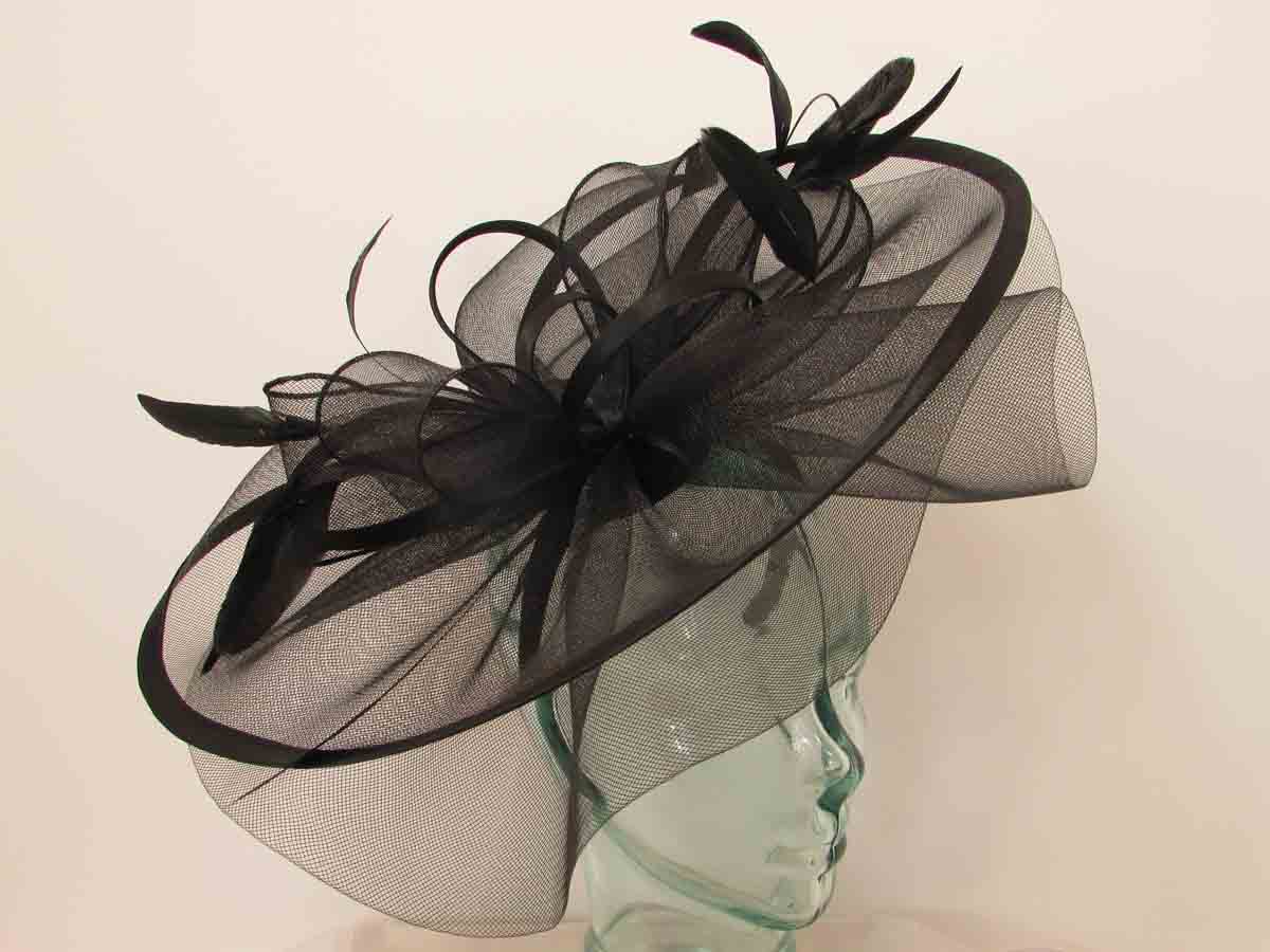 Black Fascinators | Black Hatinators | Love Fascinators