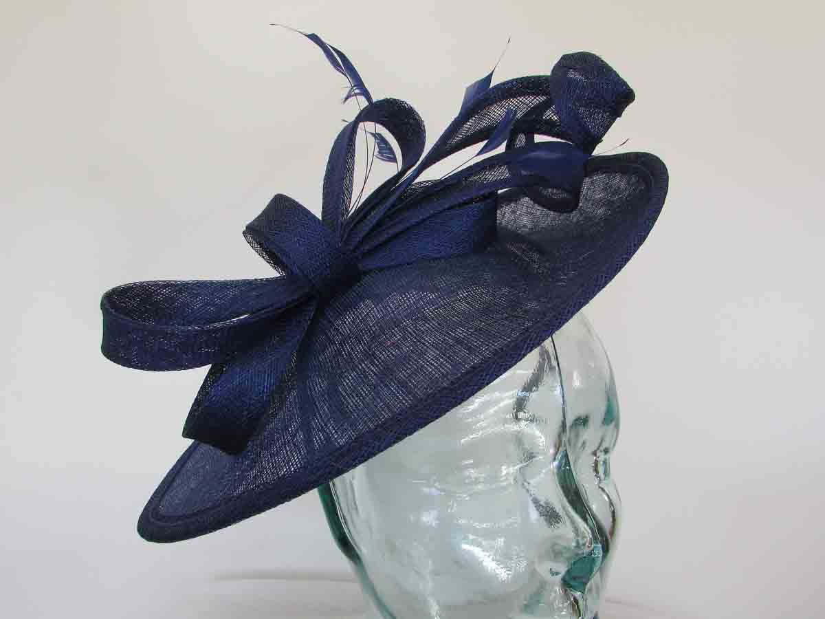 Navy Fascinators | Navy Hatinators | Navy Blue Fascinators | Navy Blue ...