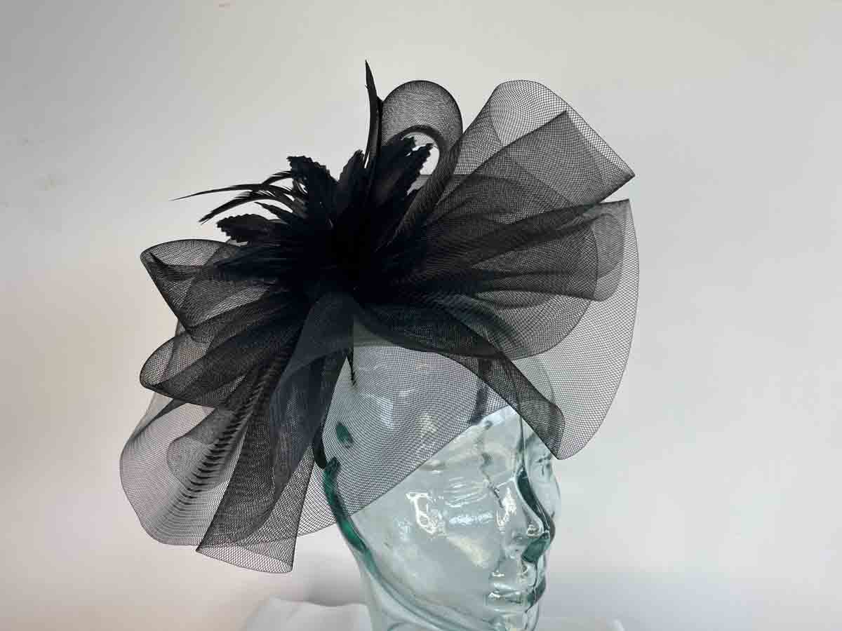 Black Fascinators | Black Hatinators | Love Fascinators